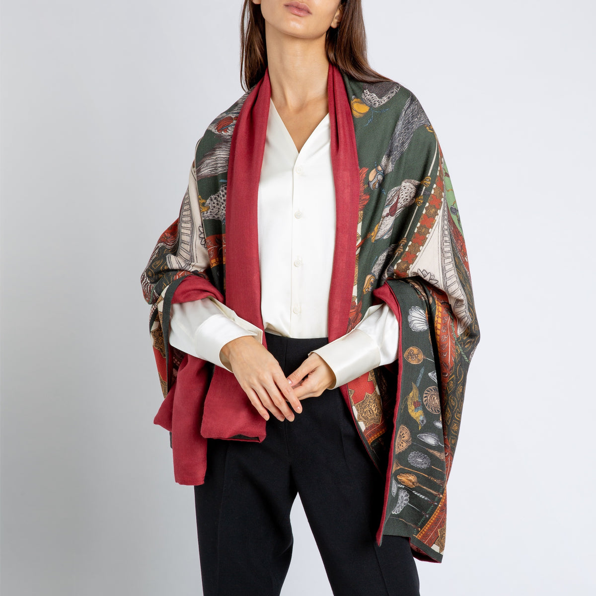 The Dog's Treasure Cashmere-Lined Stole – Sabina Savage
